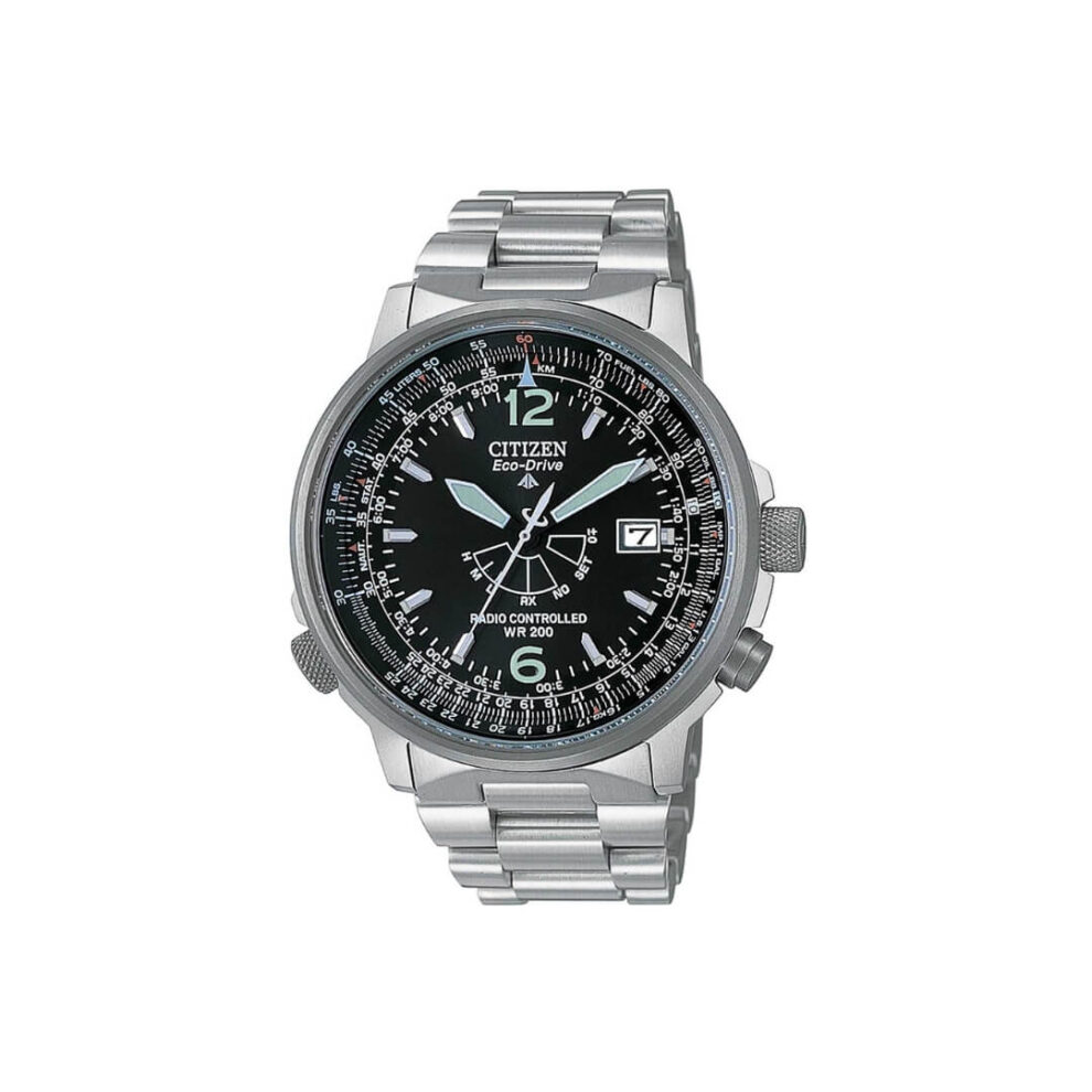 Citizen Pilot Radio-Controlled Watch, 44mm, Eco-Drive, Steel